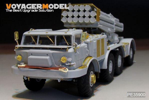 Modern Russian 9P140 TEL of 9K57 Uragan(BM-27) MLRS Basic(For TRUMPETER ...